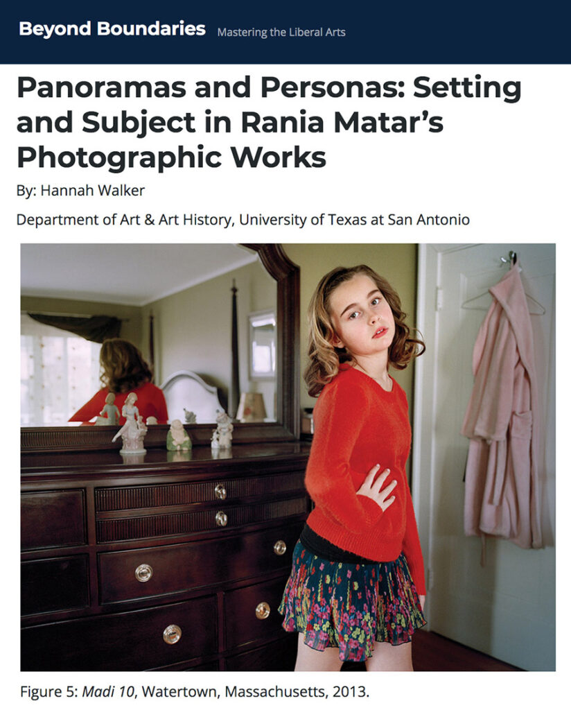 2021 Press for Rania Matar Photography • Exhibition reviews & interviews
