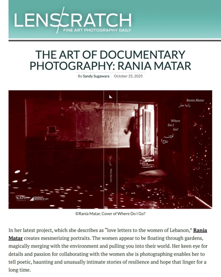 Rania Matar Photography • US & Middle East Fine Art Photography